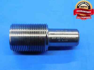 BUDGET M33 X 2 6g METRIC SET THREAD PLUG GAGE 33 2.0 NO GO ONLY P.D ...
