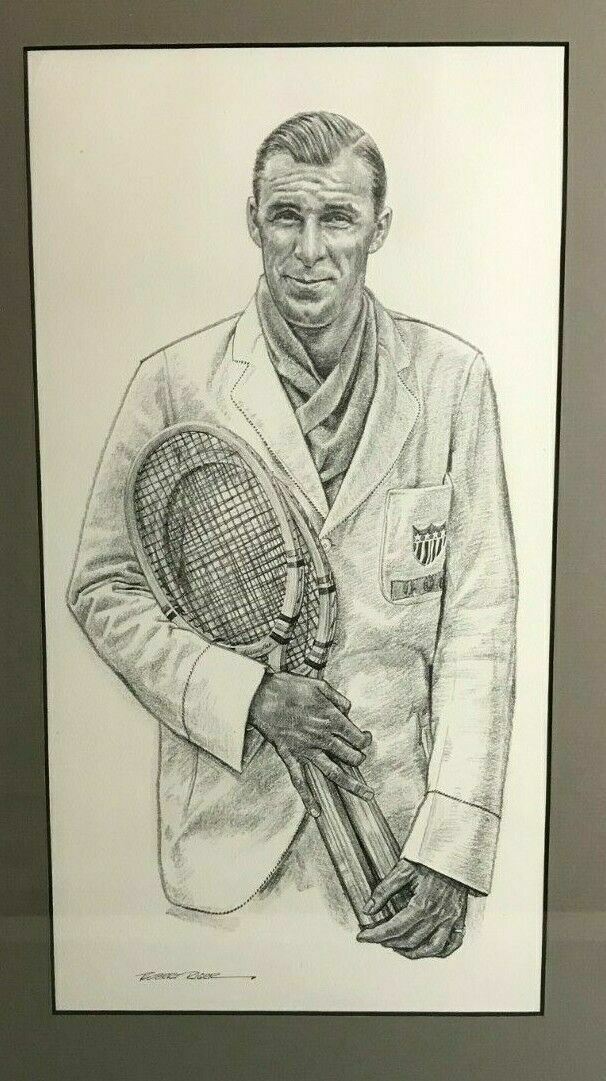 Bill Tilden Tennis Drawing Easy Djokovic And Federer Roll Into The