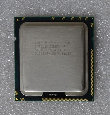 INTEL CORE I7 I7-980 SLBYU 3.33 GHZ / 12M/ 4.80 LGA 1366 6 Cores TDP ...