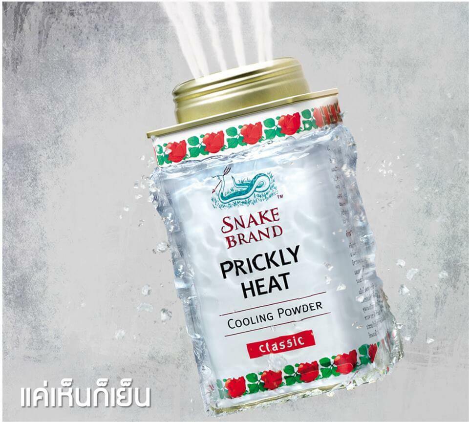 15 x140g Snake Brand Classic Powder for Prickly Heat Cooling Body ...