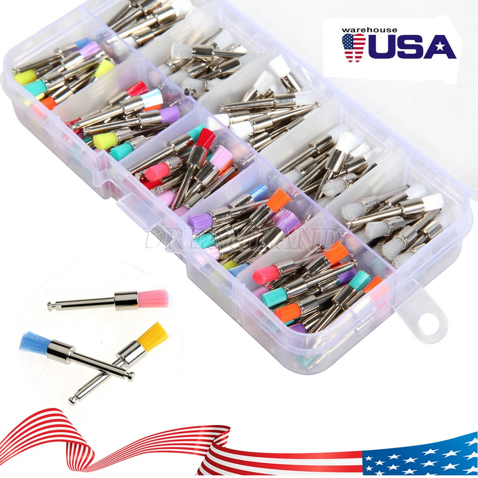 200Pcs Dental Nylon Materials Closure Flat Polishing Prophylaxis ...