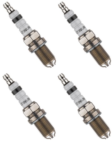 4 Spark Plugs OEM BOSCH High Power Fine Wire Double Platinum FGR7DQP ...