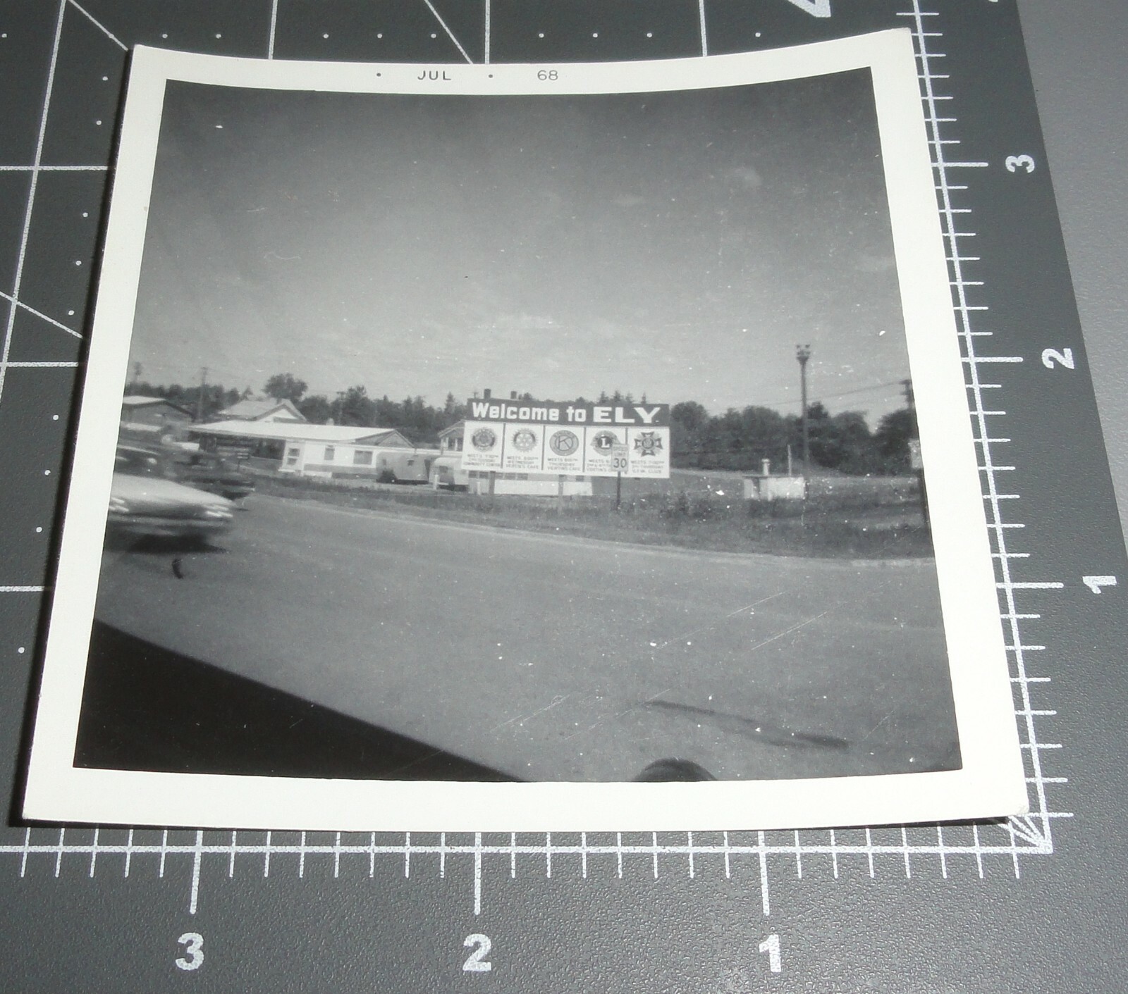 1960's WELCOME TO ELY City SIGN Minnesota MN Nevada NV Vintage Snapshot ...
