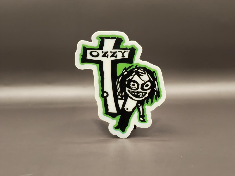 Ozzy Osbourne Vinyl Stickers Black Sabbath Heavy Metal Prince Of ...