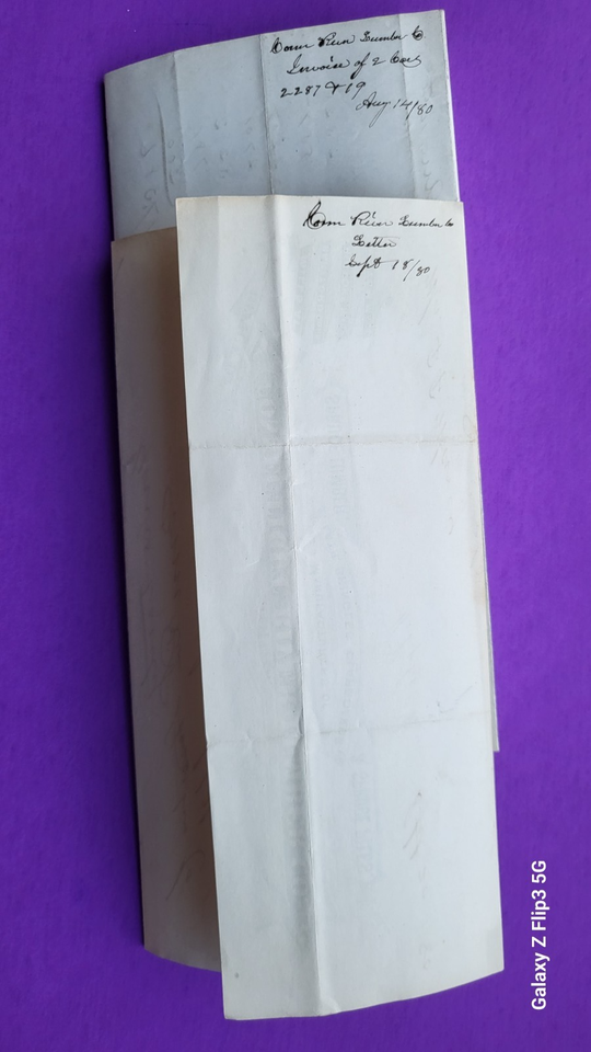 Massachusetts Connecticut River 1880 Lumber ledger handwritten ...