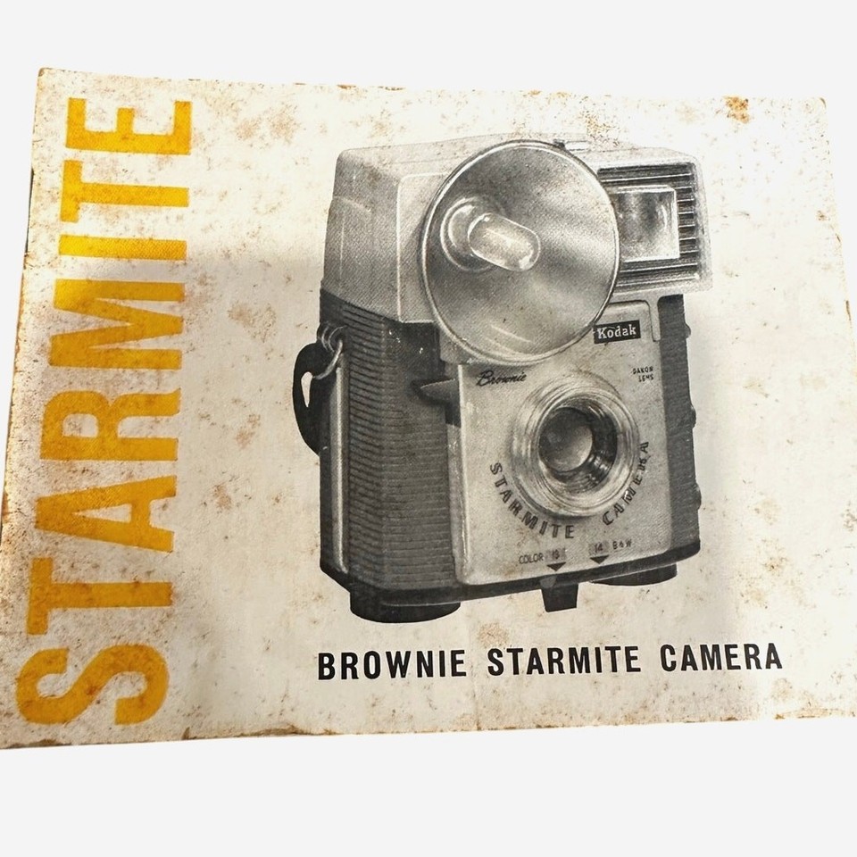 Kodak Vintage 'Brownie Starmite' Film Camera Dakon Lens Instruction ...