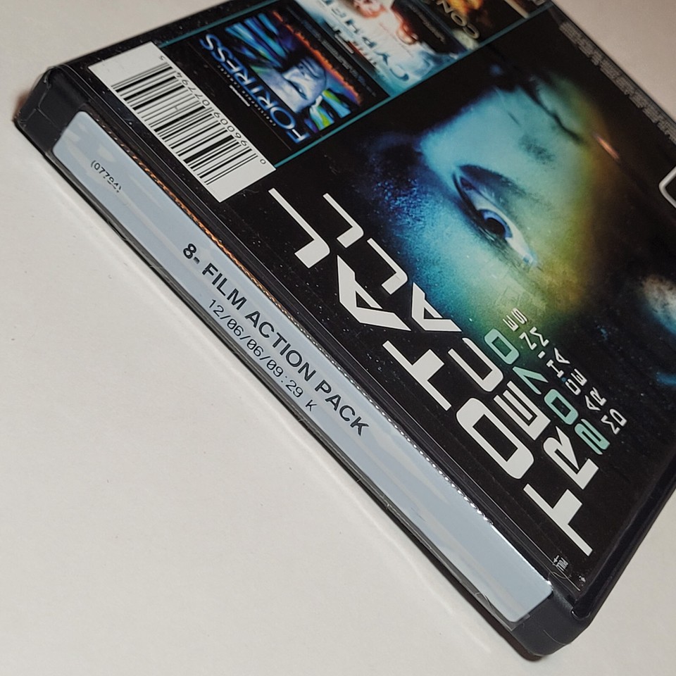 8 Action Movies (DVD 2-Disc) Equilibrium Trancers Imposter Free 1-Day ...