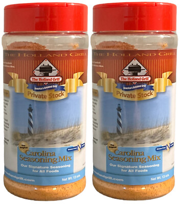 GENUINE 2 pack The Holland Grill Original Carolina Seasoning BHA3015 ...