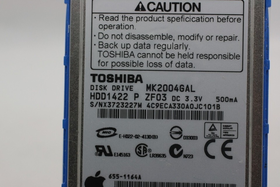 20gb Hard Drive MK2004GAL for Apple iPod Classic 3rd Gen A1040 | eBay