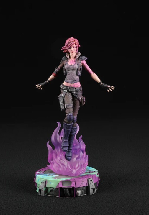 Borderlands Evil Lilith PVC 11.5" Figure Purple Statue /w Optional ...
