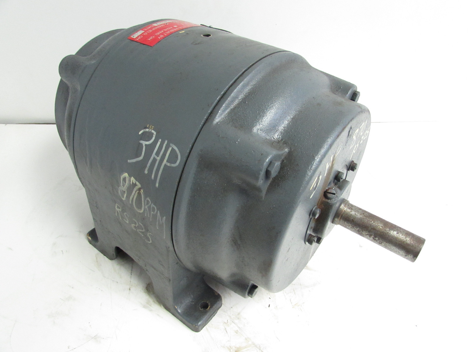 FAIRBANKS MORSE QZE RS225 MOTOR 20234-58 3PH 1HP 60CY 4.6/2.5A ***GOOD ...