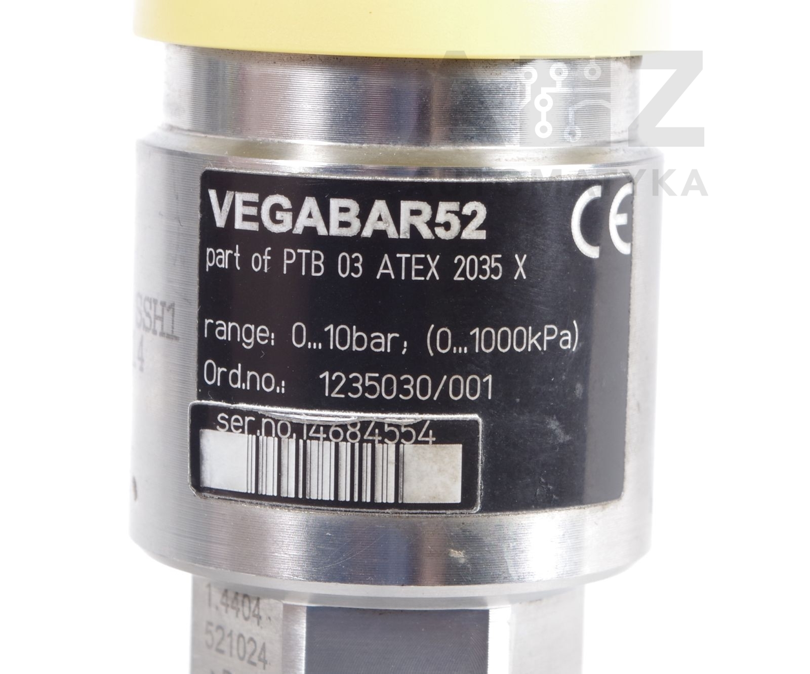 VEGA VEGABAR BR52.CXGV3GHKMAX 52 PTB 03 ATEX 2035 X PTB03ATEX2035X! NEW ...