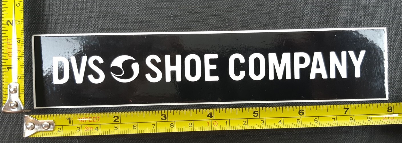 DVS SHOE COMPANY Vintage Genuine OG 90s Skateboard Sticker RARE NOS | eBay