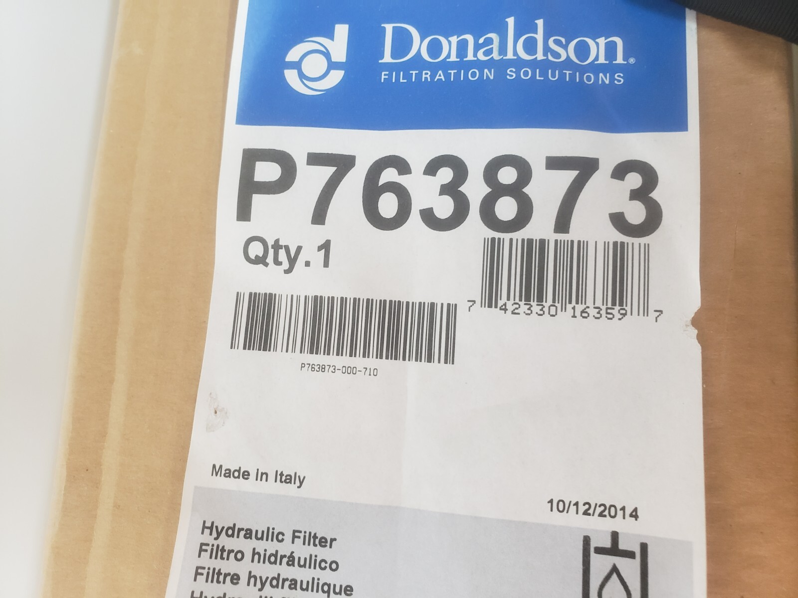 Donaldson P763873 Hydraulic Filter for New Holland Excavator | eBay