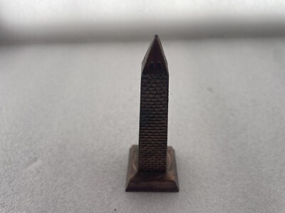 Vintage Souvenir Copper Metal Washington Monument Miniature Washington ...