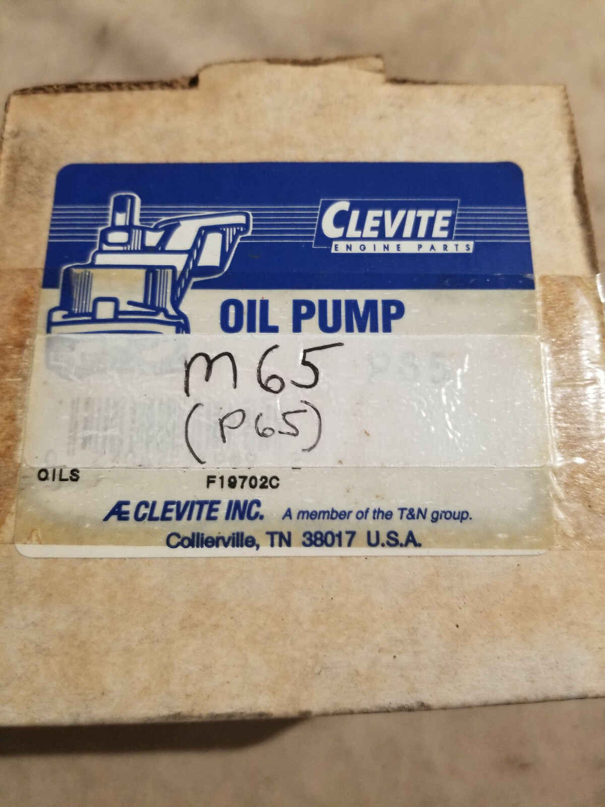 NOS Clevite M-65 P65 Ford Mercury 1960 - 63 L6 Oil Pump Qty 1 | eBay
