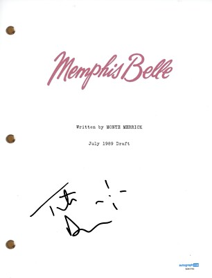 Tate Donovan "Memphis Belle" Signed Autograph Movie Script Full Screenplay ACOA | eBay