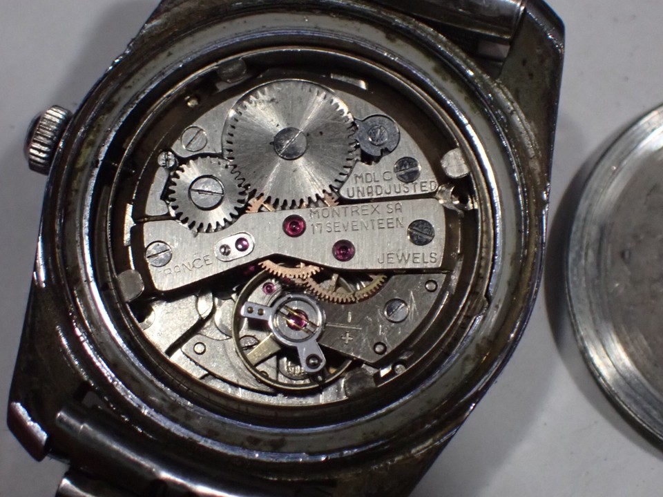 Vintage Model C Orvin 17 Jewel Men's Manual Wind Diver Wristwatch good ...