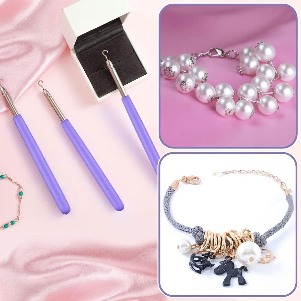 Stainless Steel Jewelry Helper Retractable Jewelry Pliers Bracelet | eBay