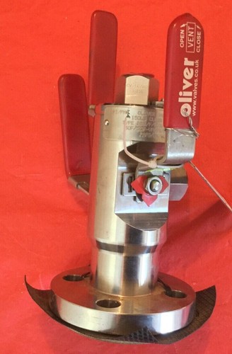 OLIVER VALVES 316SS Double Block & Bleed Valve DBB/F/S/X/10-150RF/50F ...