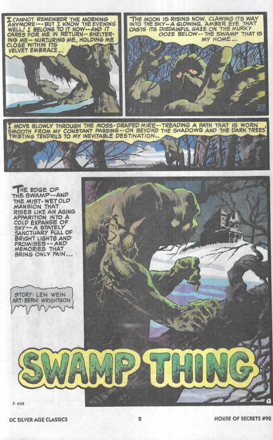 House of Secrets Comic 92 DC Silver Age Classics Reprint 1992 Dick ...