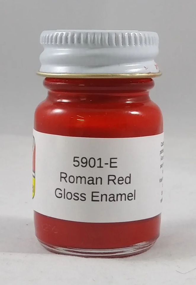 MCW Finishes 5901E Roman Red Enamel Model Paint for Auto | eBay