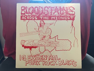 Bloodstains Across the Midwest LP vinyl NM punk Gizmos Dow Jones ...