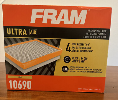 10690 FRAM Ultra Premium Engine Air Filter 40k miles GM Chevrolet ...