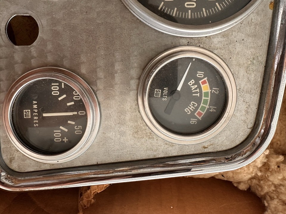 Auburn Hollywood Hot Rod Stewart Warner Dash Panel Gauges | eBay