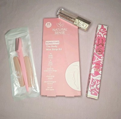 Natural Sense Sensitive Body Wax Strip Kit + Yara Pink Travel Size ...