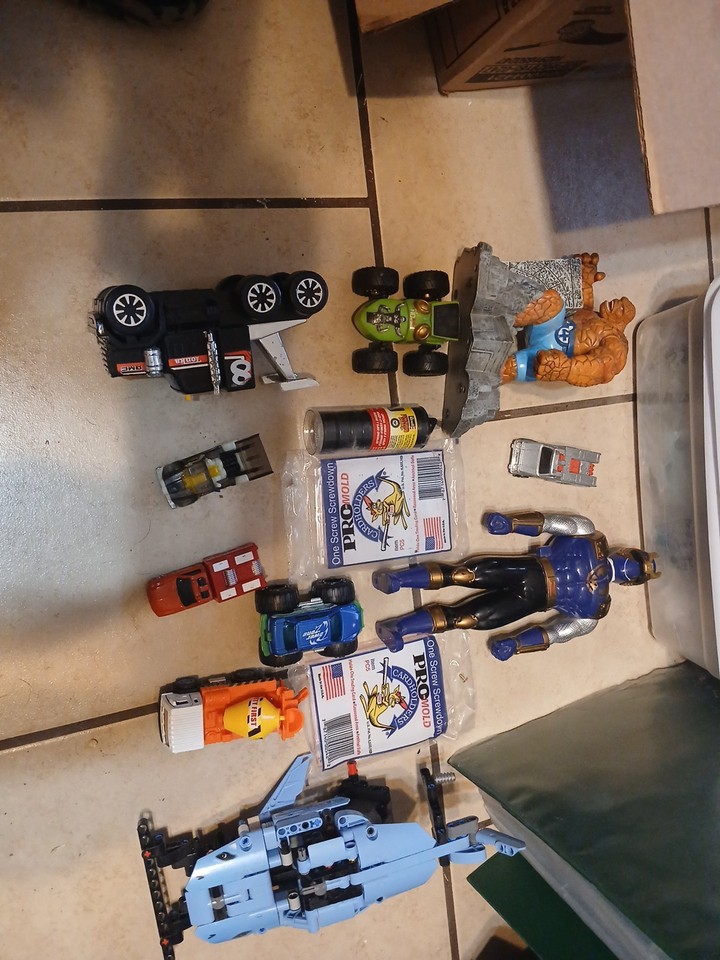 Junk Drawer Action Figures, Hot Wheels, Ear Phones, And Other Stuff Lot ...