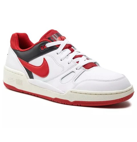Nike Men's Full Force Low Shoes White/Black/Red FB1362-102 Size 11 Air ...