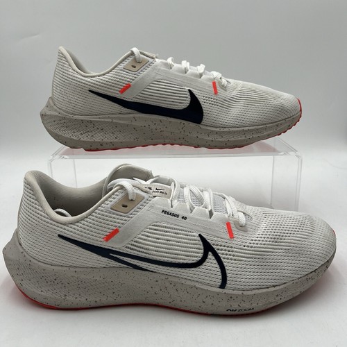 Nike Men's Size 12.5 Air Zoom Pegasus 40 Running Shoes White Obsidian ...