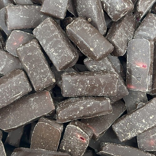 150G BULK BAG MC CHOCOLATE COVERED RASPBERRY FLAVOUR CHEWS AUSTRALIAN ...