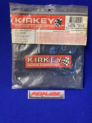 KIR00203. Kirkey Head Support Blue Vinyl Cover. Left side for racing ...