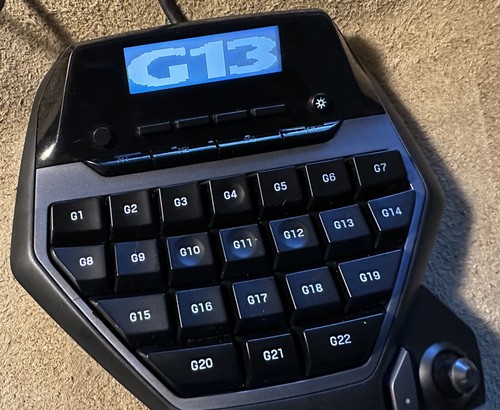 LOGITECH G13 ADVANCED PROGRAMMABLE GAMEPAD CONTROLLER | eBay