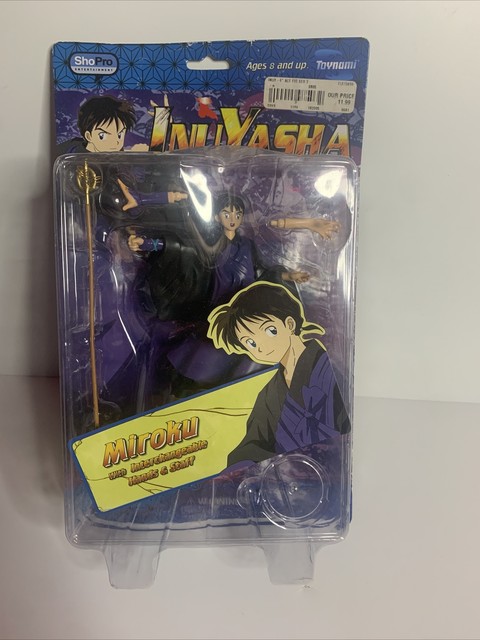 Inuyasha Miroku With Interchangeable Hands & Staff Toynami 2005 for ...
