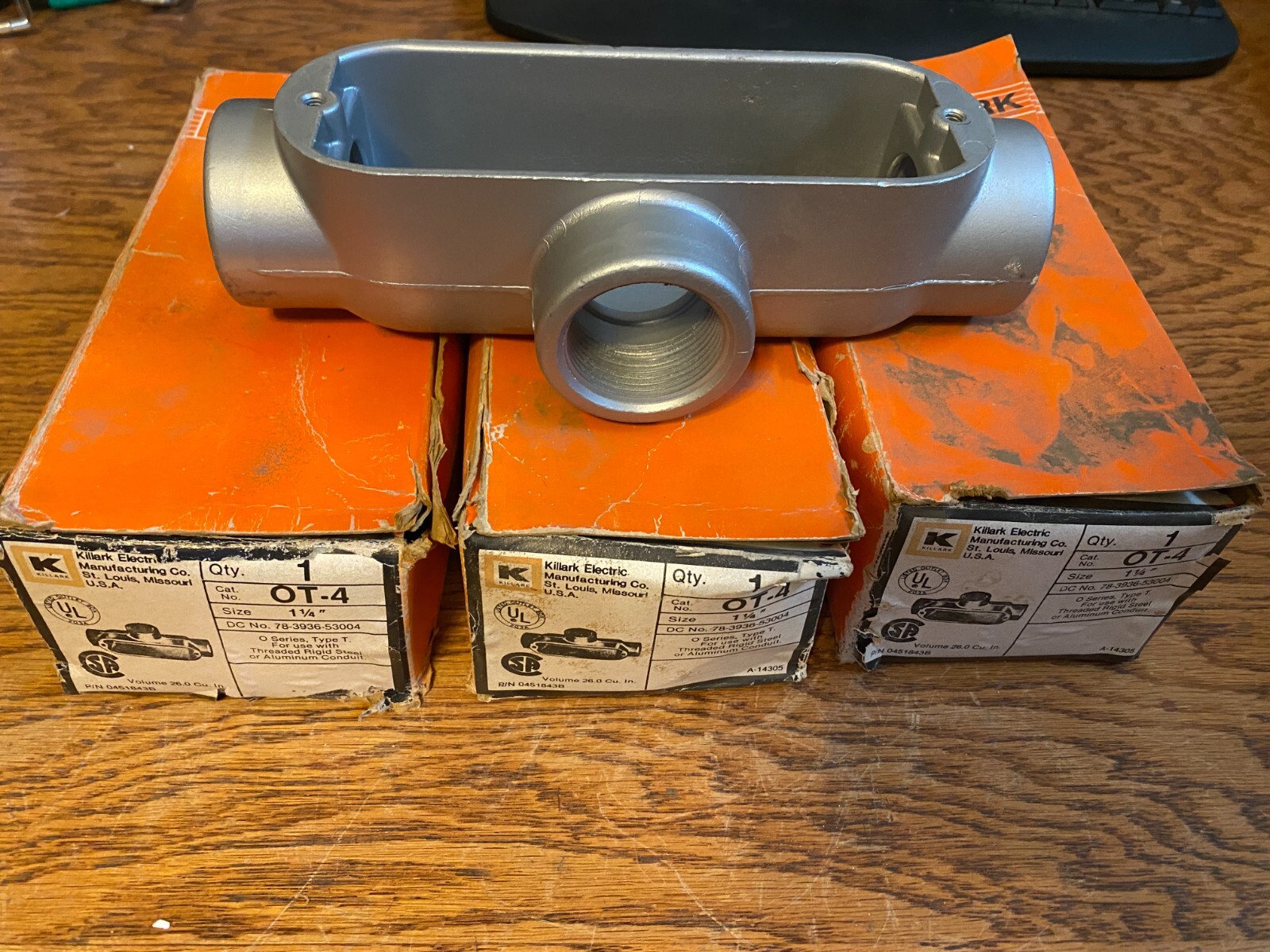 LOT OF 3 KILLARK ELECTROLET OT-4 CONDUITS B120 1-1/4" 78-3936-53004 | eBay