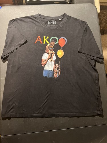 AKOO t-shirt 4XL Mens Black Graphic Tee Shirt 889117702430 | eBay