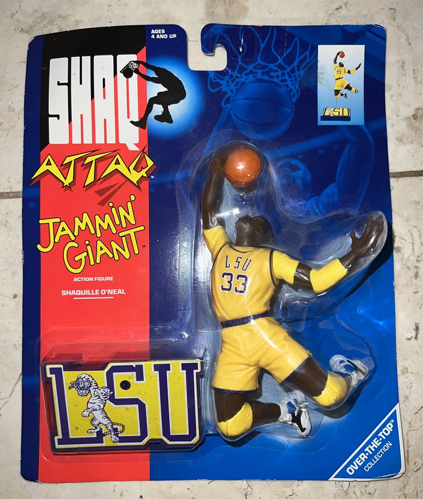 1993 Shaq Attack Jammin Giant LSU Figure Shaquille O’Neal New But ...