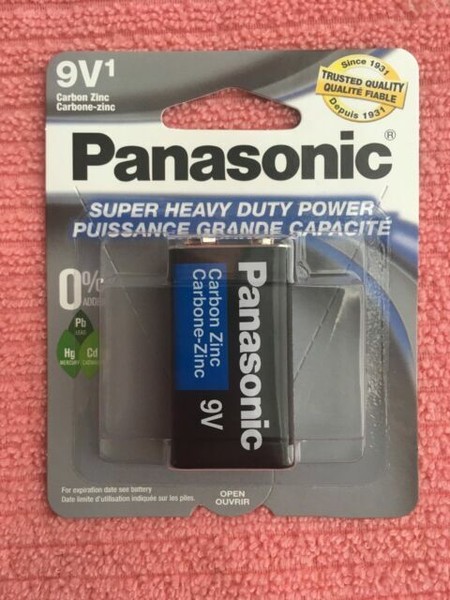 Panasonic Super 9 Volt Battery Heavy Duty Combine for sale online | eBay