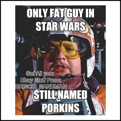 Fridge Fun Refrigerator Magnet STAR WARS: ONLY FAT GUY NAMED PORKINS ...