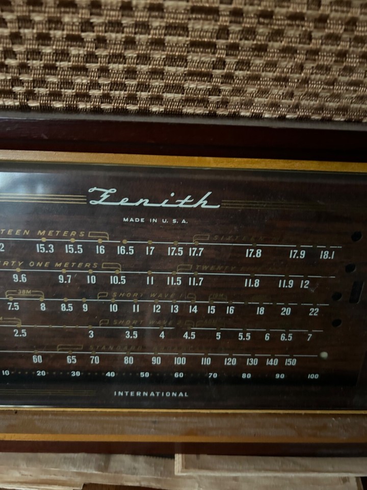 vintage zenith tube radio | eBay