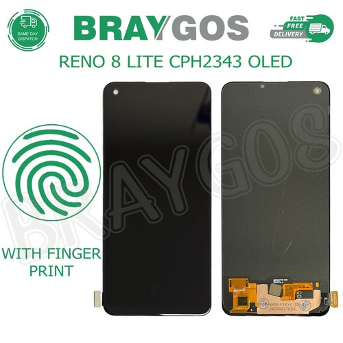For Oppo Reno 8 Lite 5G CPH2343 OLED LCD Display Touch Screen Digitizer ...