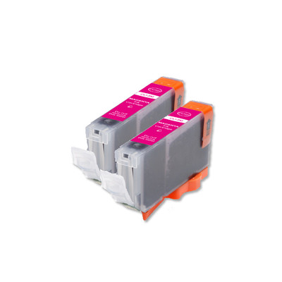 2 MAGENTA Replacement Printer Ink for CLI-8 Canon MX850 MX700 MP500 ...