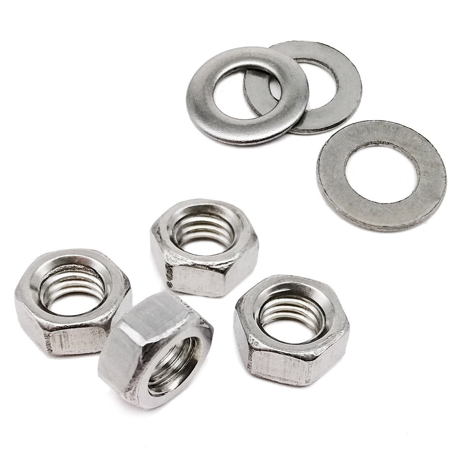 M1.6-M8 SUS304 Allen Hexagon Hex Socket Cap Head Screw Bolt Nut Washer ...