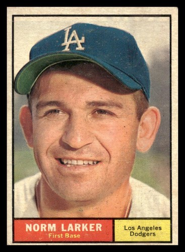 1961 Topps #130 Norm Larker | eBay