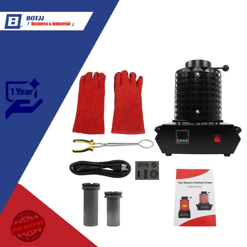 Metal Melting Furnace Forge Kit For Melt Scrap 1+3 KG Electric Melting ...