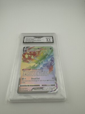 2020 Pokemon Sword & Shield Eternatus VMAX 192 Darkness Ablaze Full Art ...