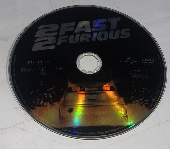 2 Fast 2 Furious (DVD, 2003, Widescreen) Paul Walker Tyrese Gibson ...